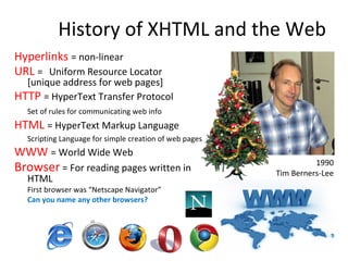 Introduction To Xhtml | PPT