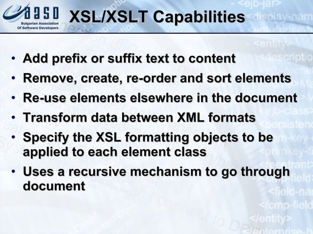 Introduction To Xml Ppt