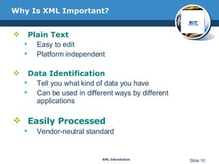 Introduction to XML | PPT
