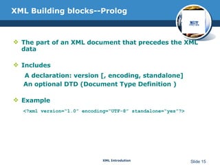 Introduction to XML | PPT
