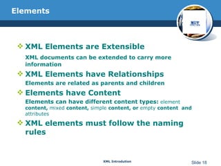 Introduction to XML | PPT