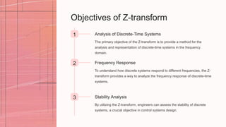 Introduction to Z-transform, Methodology and application | PPT