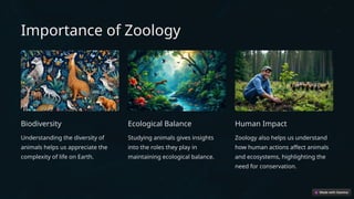 Introduction-to-Zoology. zoology is also explored, emphasizing its ...