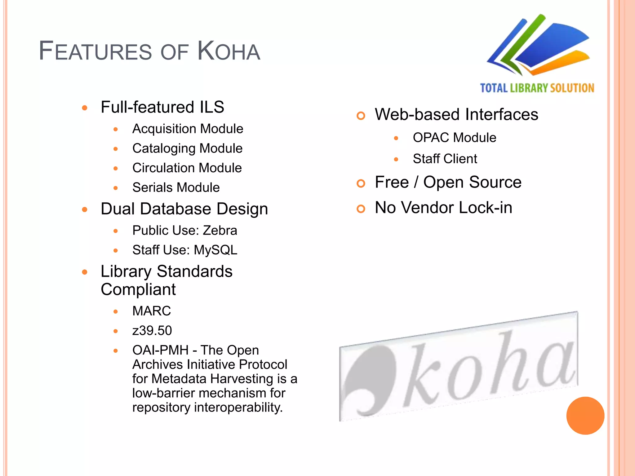 Introduction to Total Library Solution- TLS | PPTX