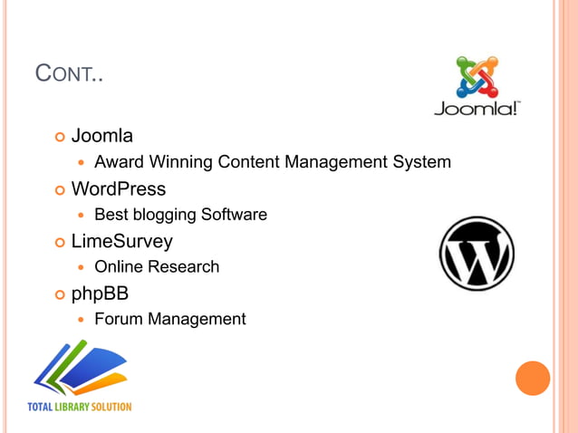 Introduction to Total Library Solution- TLS | PPT
