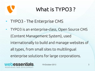 Introduction TYPO3 Version 6.1.5 | PDF