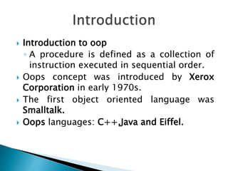 Introduction to Java -unit-1 | PPTX