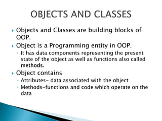 Introduction to Java -unit-1 | PPTX