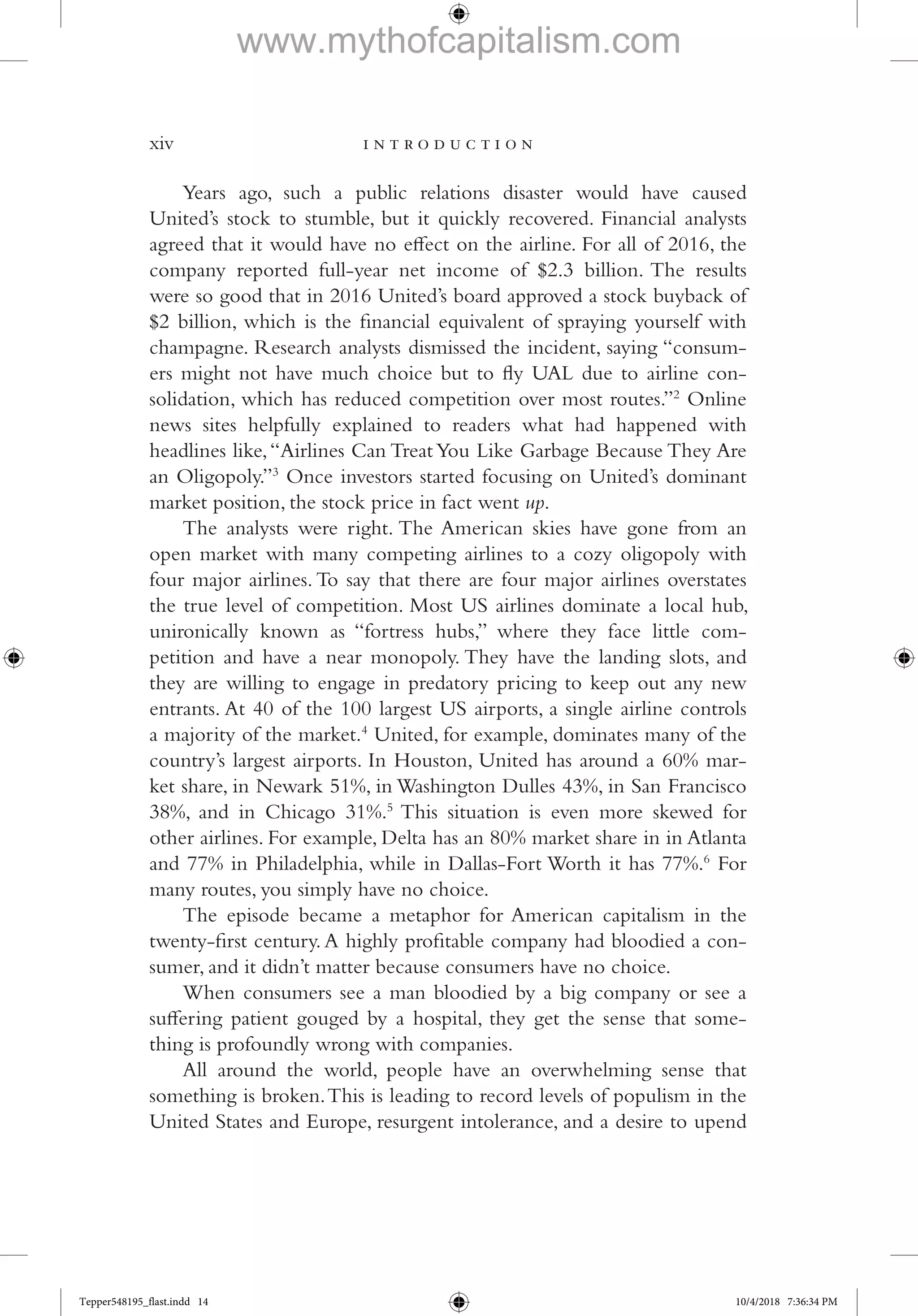 The Myth of Capitalism Book - Introduction | PDF