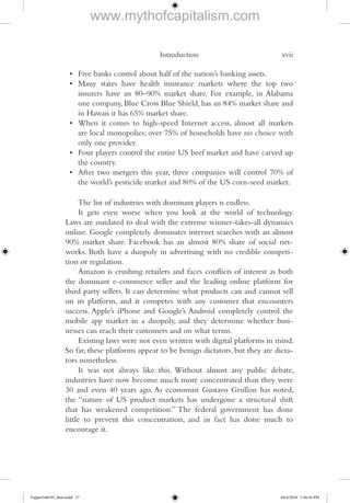 Myth of Capitalism - Introduction | PDF