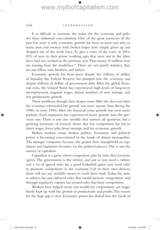 Myth of Capitalism - Introduction | PDF