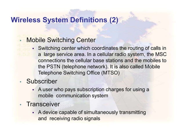 Introduction wireless communication network | PPTX