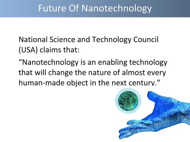 Nanotechnology Introduction 01 | PPT | Physics | Science