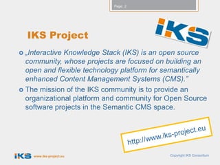 Introduction 1 -_the_iks_project | PPTX
