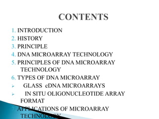 DNA MICROARRAY | PPTX