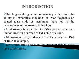 DNA MICROARRAY | PPTX