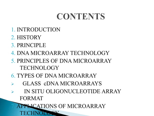 MICROARRAY | PPTX