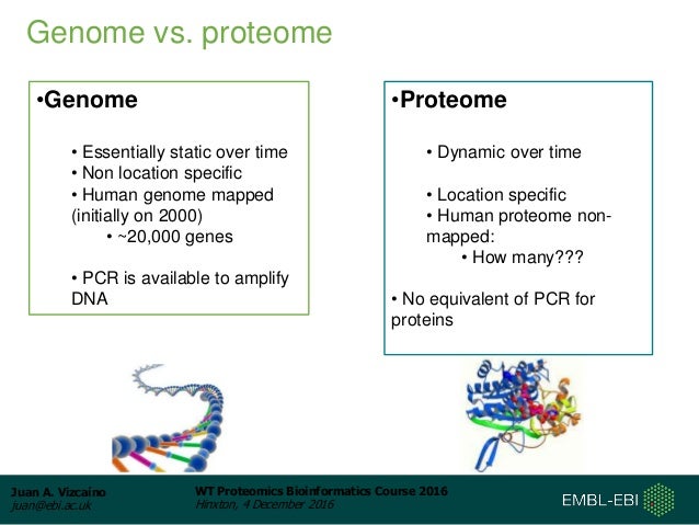 Introduction To The Proteomics Bioinformatics Course 2016