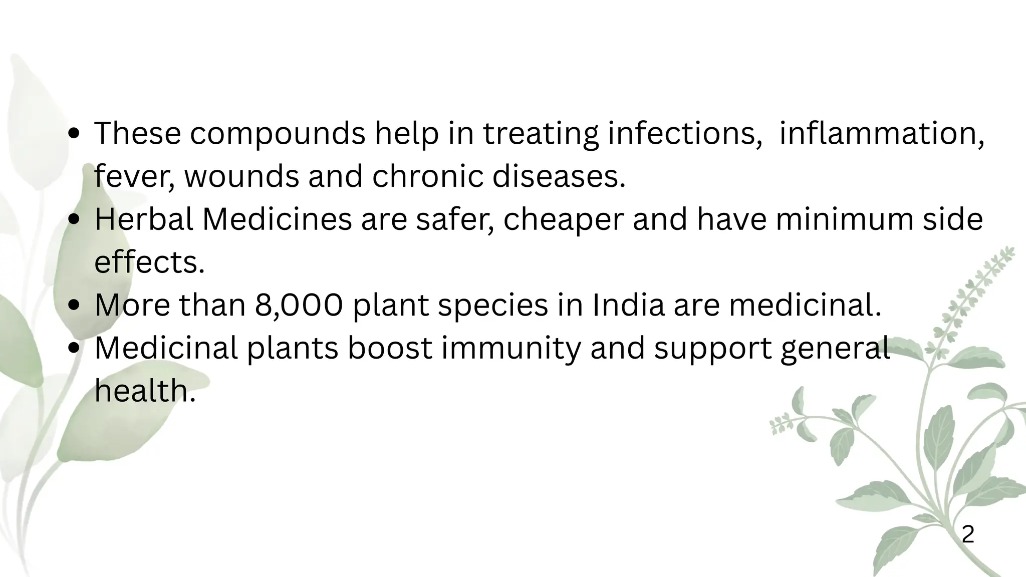 Medicinal Plants: Uses, Benefits and Mechanisms of Action | PDF