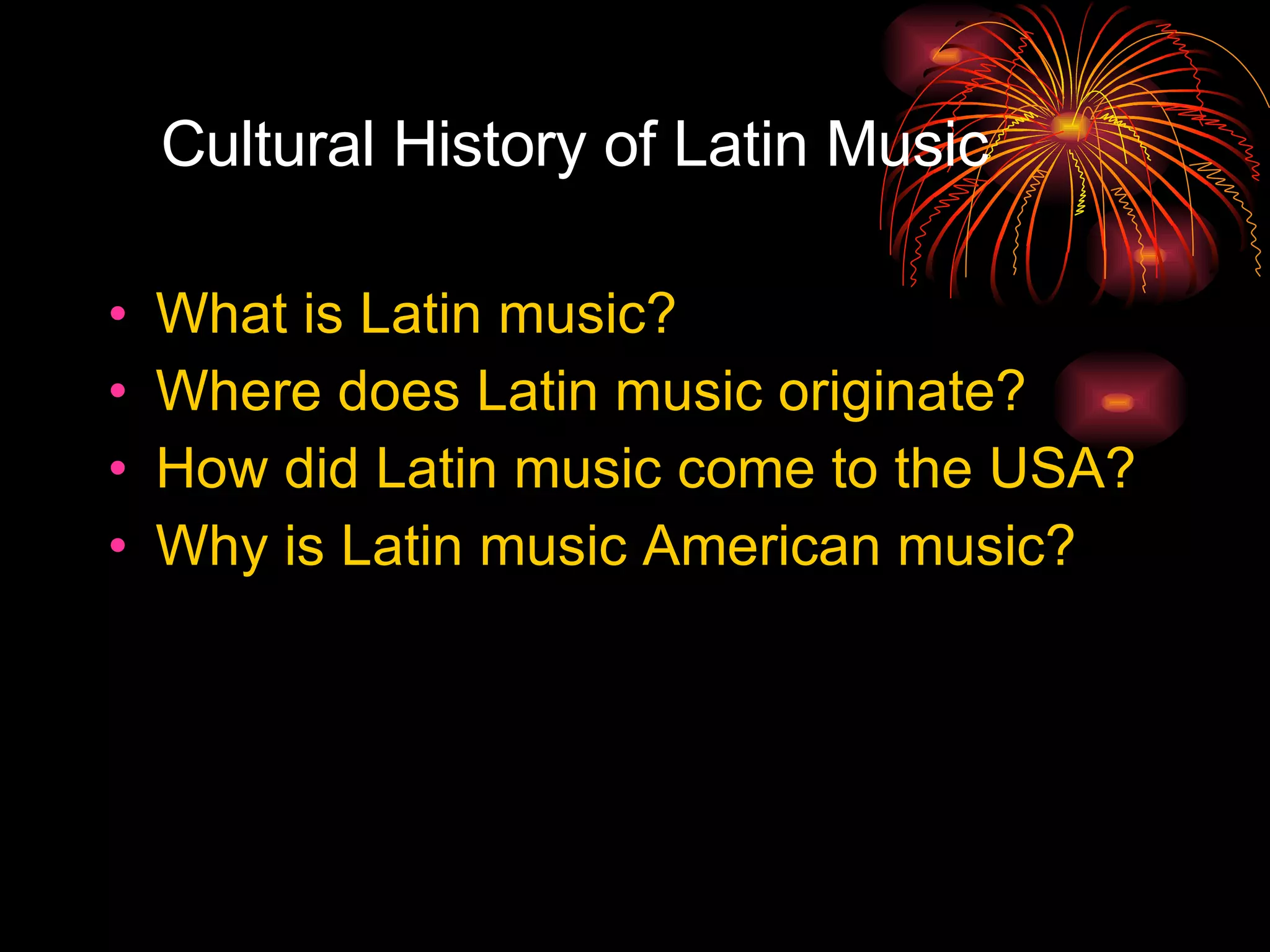 Introduction to Latin Music | PPT