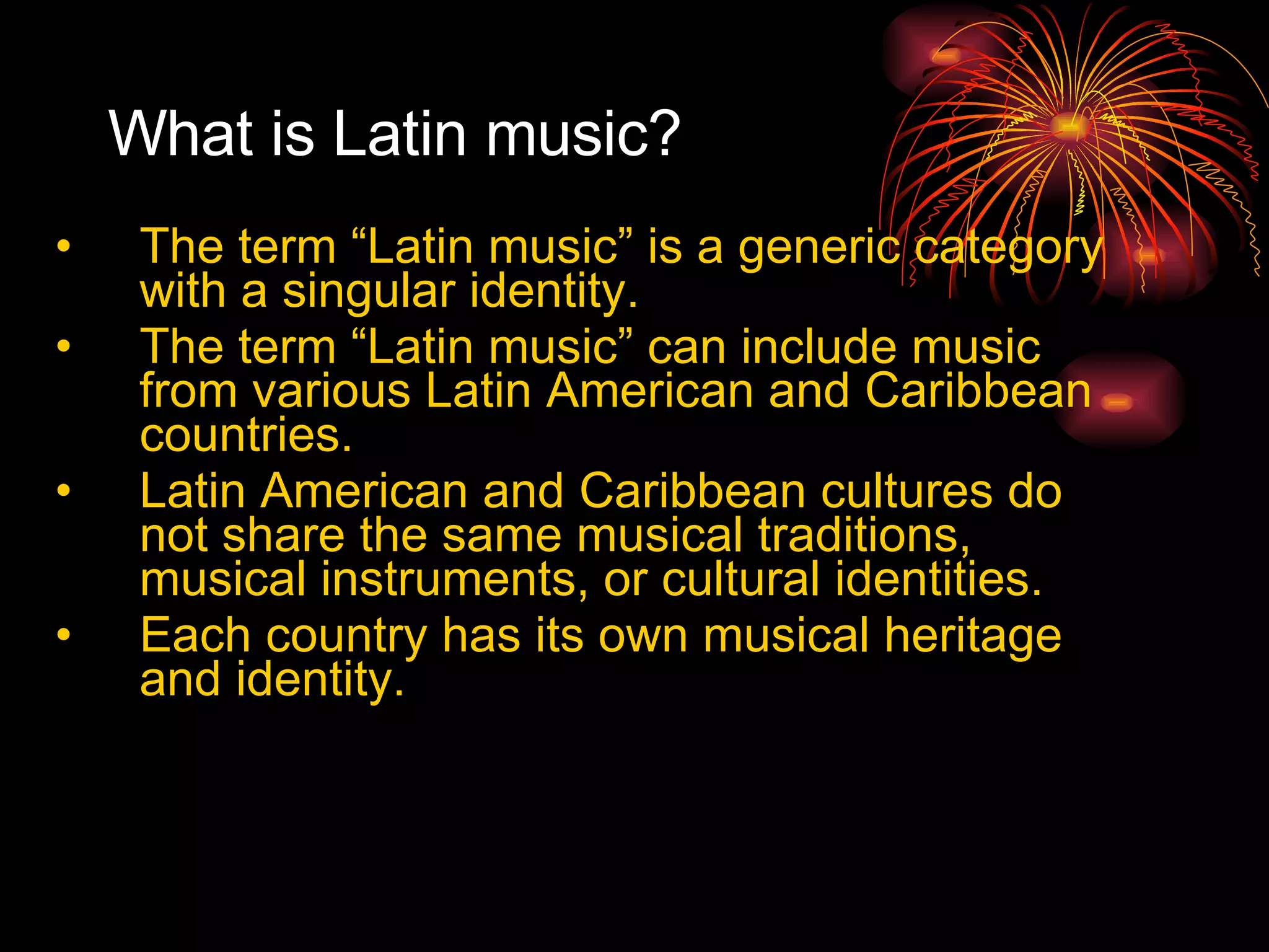 Introduction to Latin Music | PPT