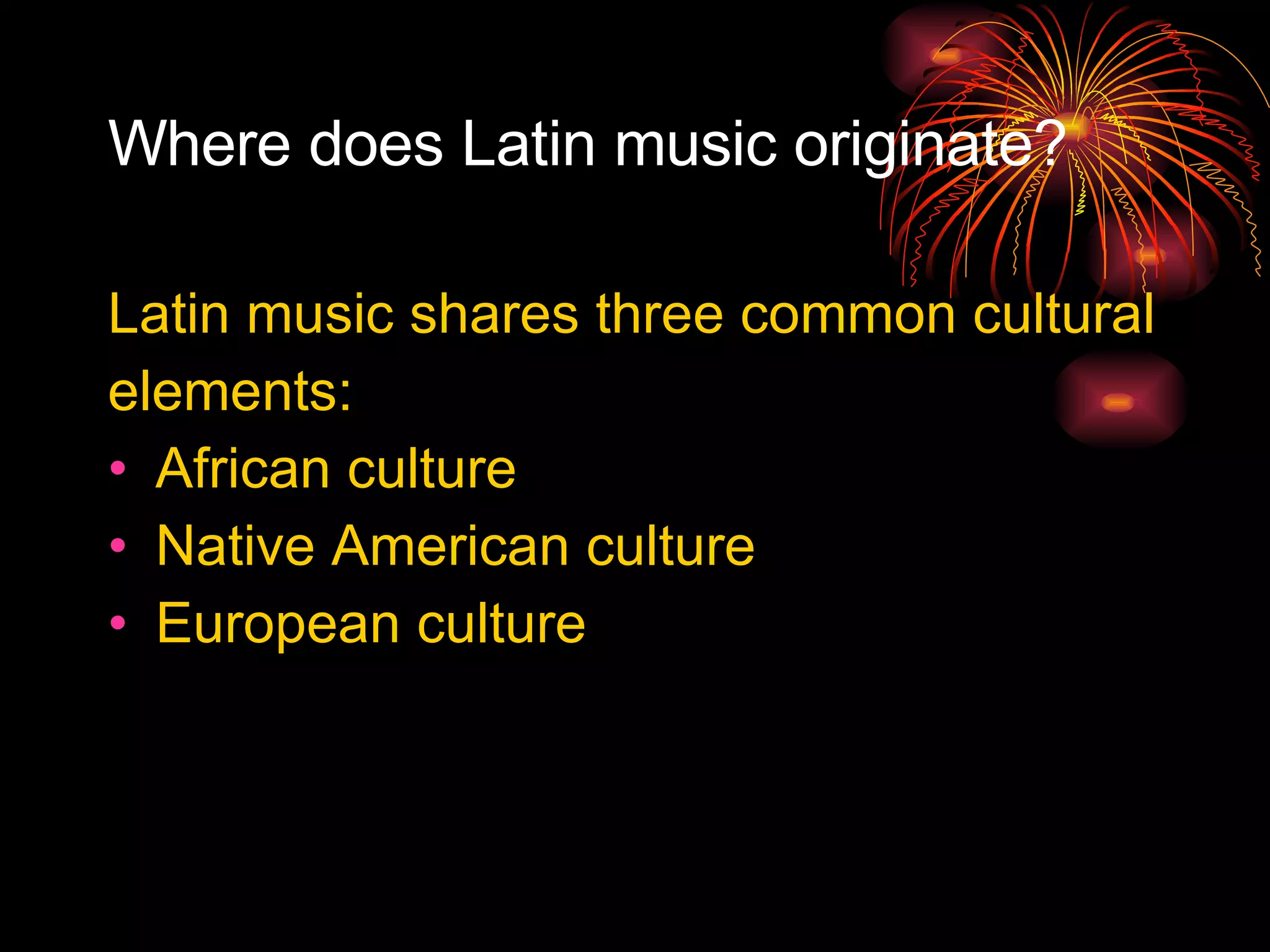 Introduction to Latin Music | PPT