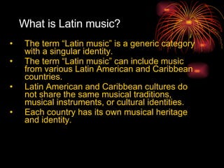 Introduction to Latin Music | PPT