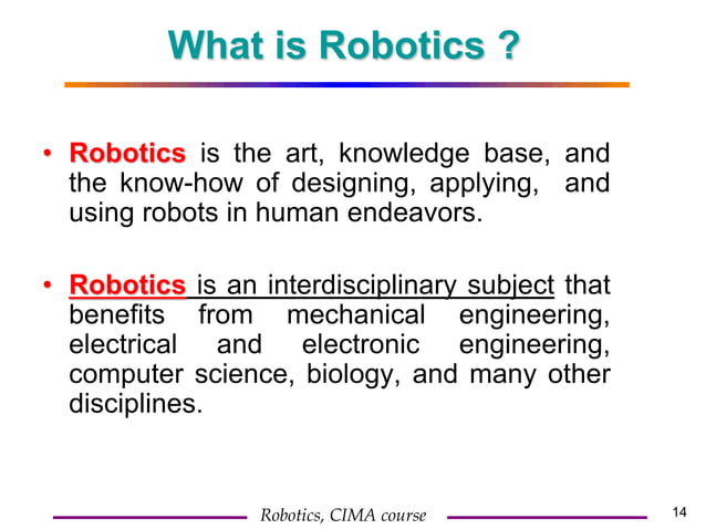 Introduction2 of robotics and its types _VY.ppt | Robotics | Technology & Computing