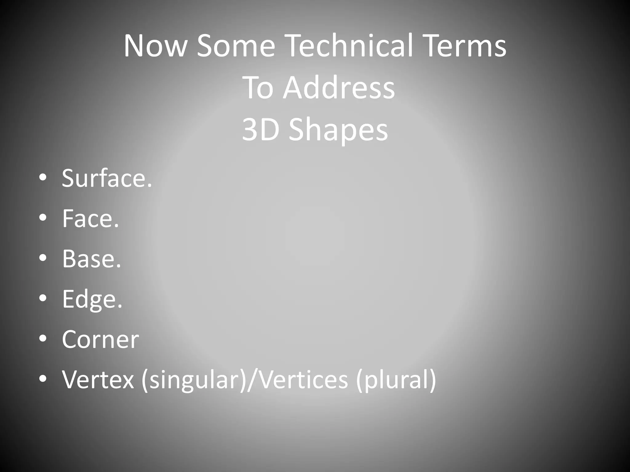 Introduction 3D shapes | PPTX