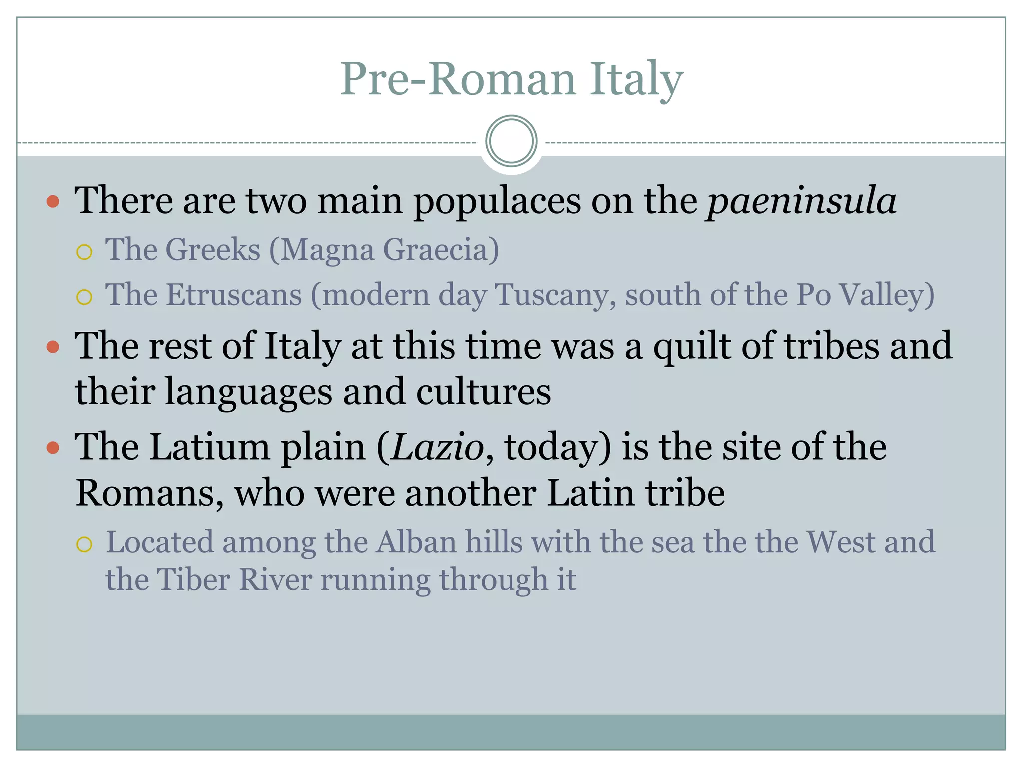 Overview of Roman History | PPTX