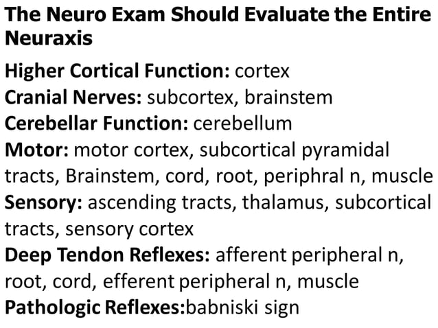 neurological localization fifth sixth stage | PPT
