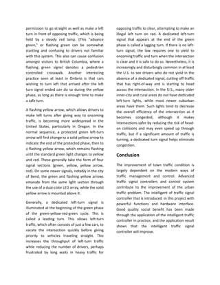 traffic light controler | DOCX