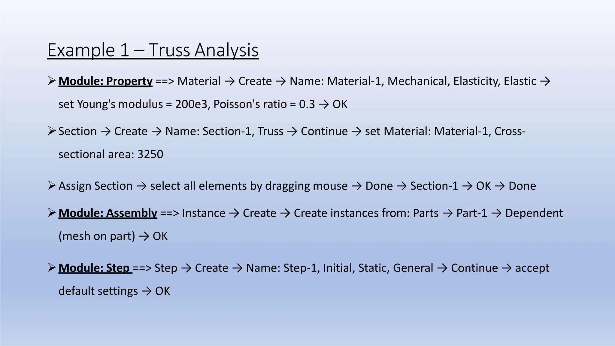 introduction to abaqus and analysis of plane truss | PPTX