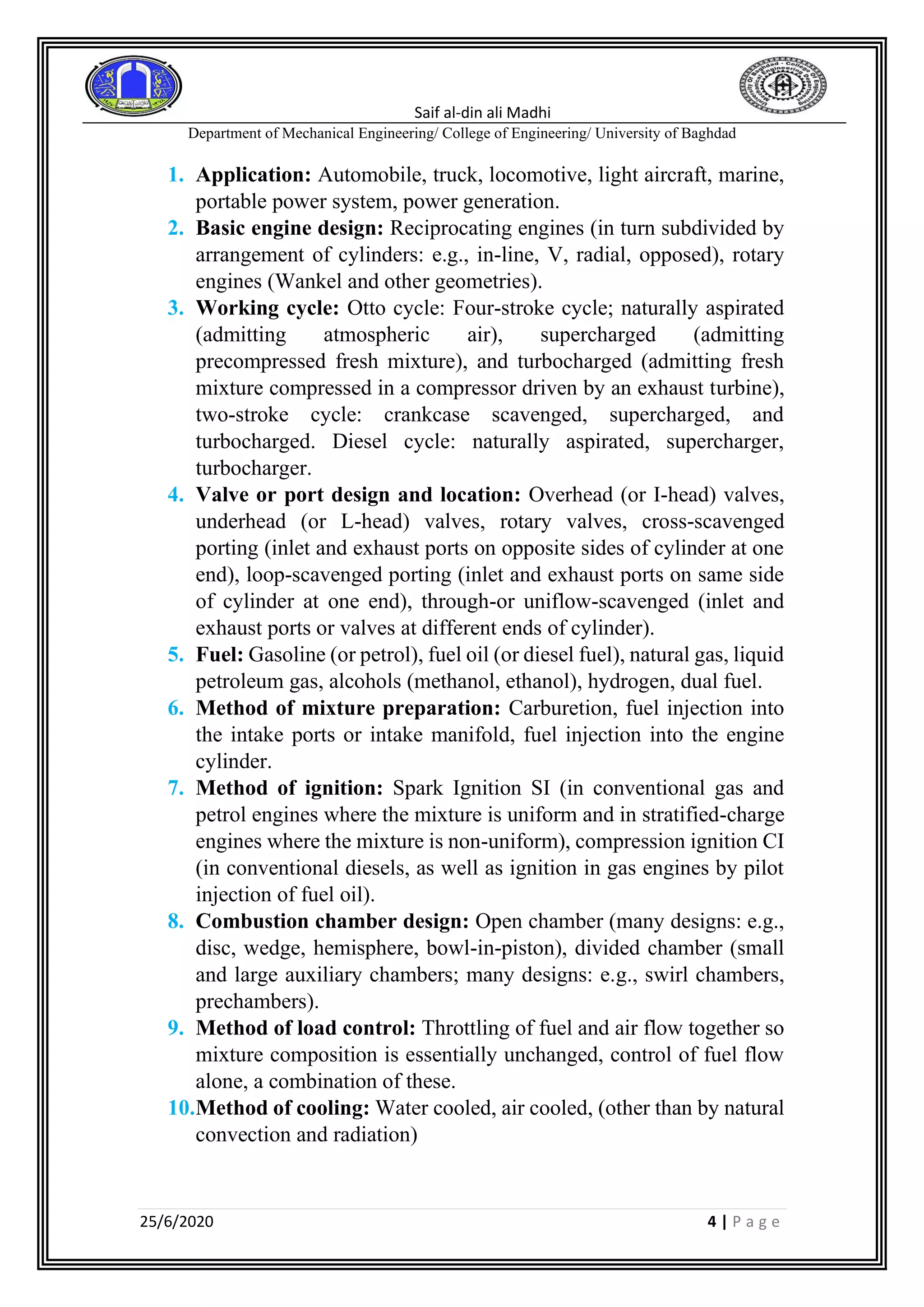Introduction about i.c engine | PDF