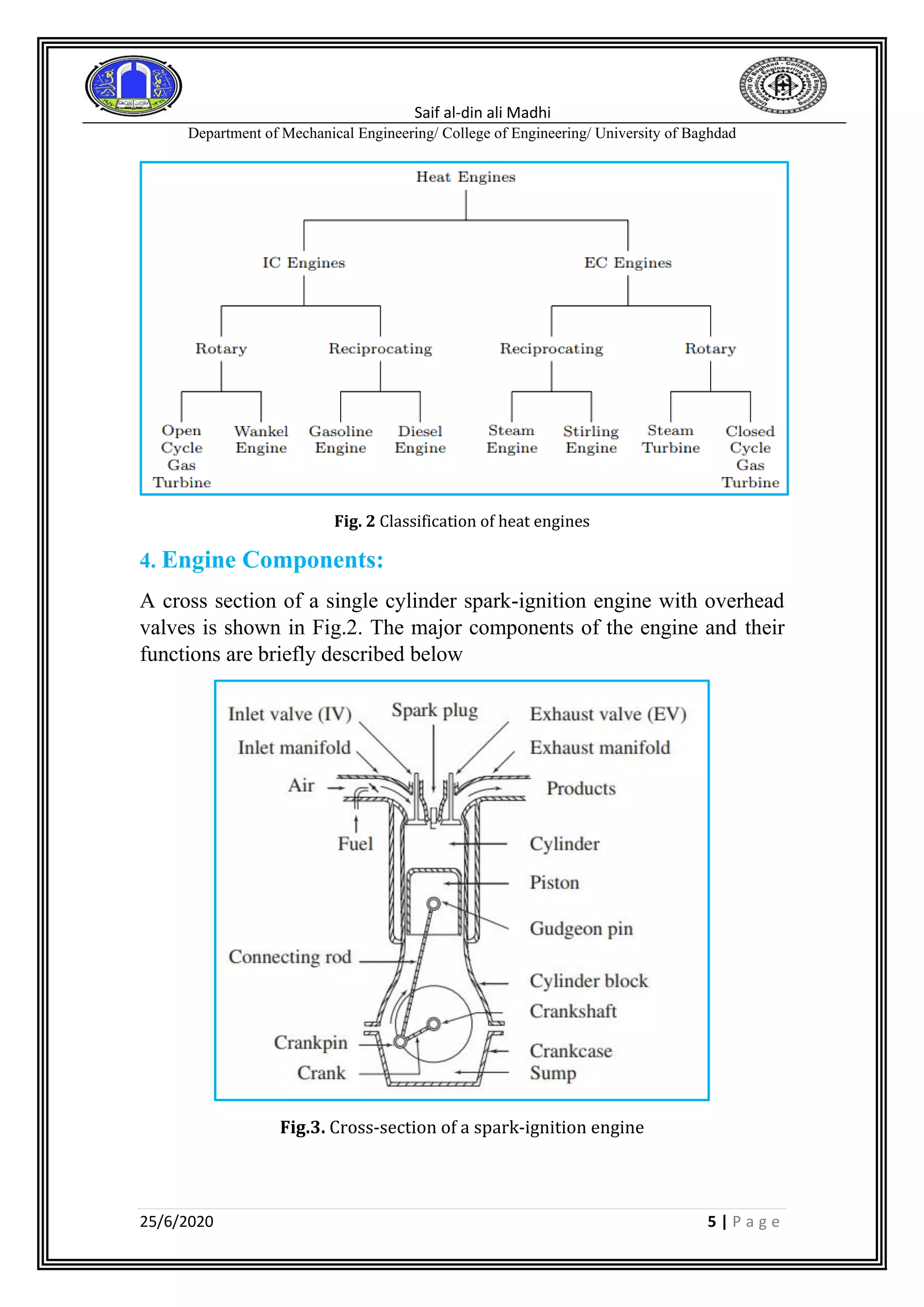Introduction about i.c engine | PDF