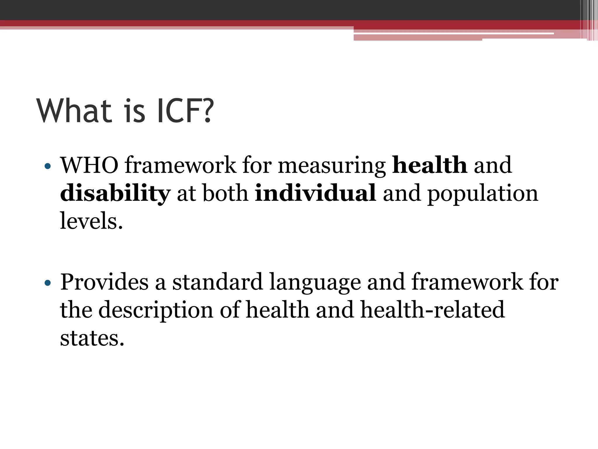 Introduction about ICF | PDF