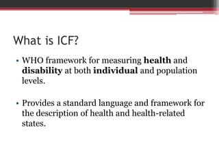 Introduction about ICF | PDF