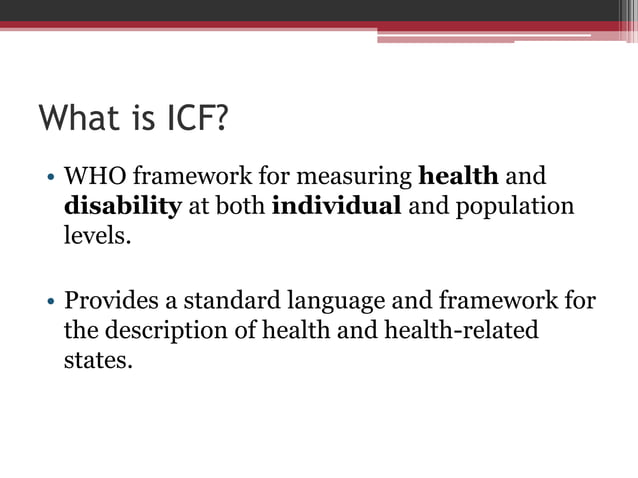 Introduction about ICF | PDF