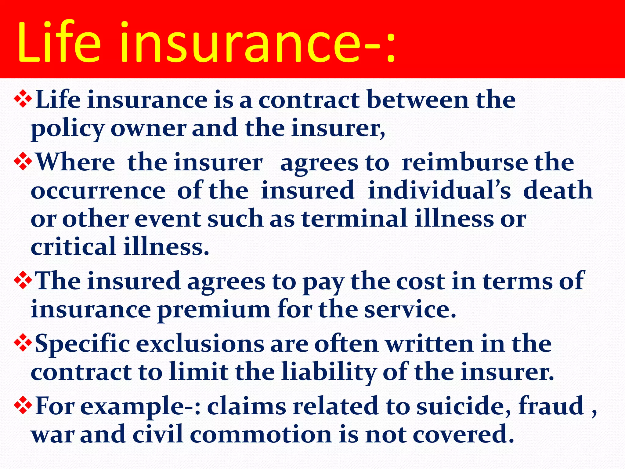 Introduction about insurance | PPTX