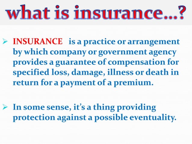 Introduction about insurance | PPTX