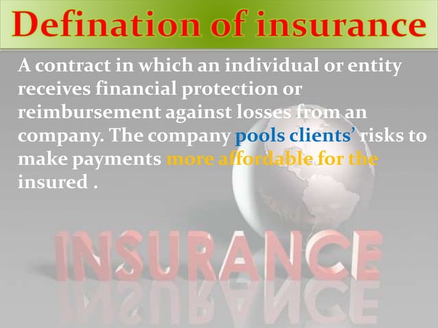 Introduction about insurance | PPTX