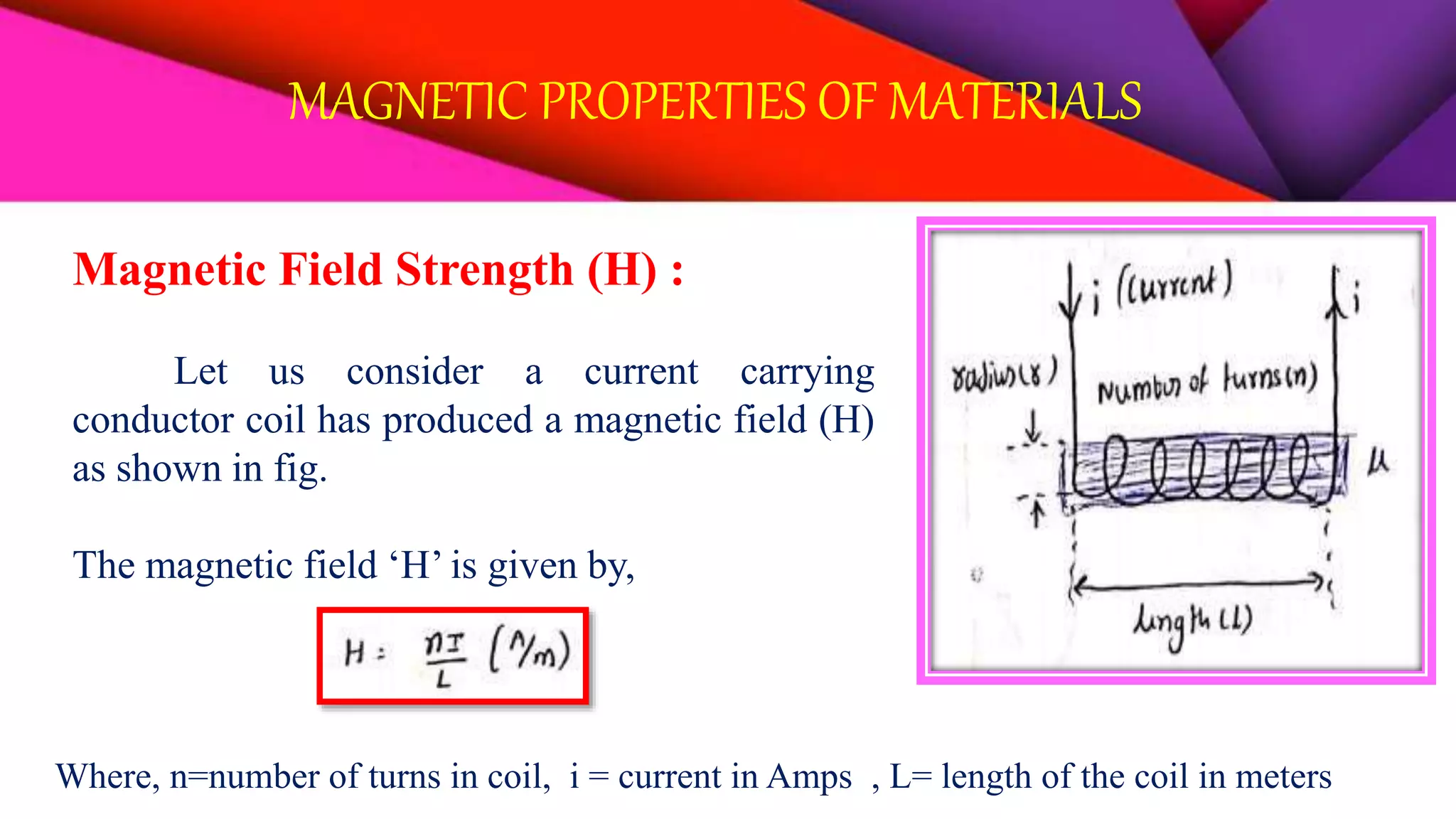 Introduction about magnetic material and its properties | PPTX