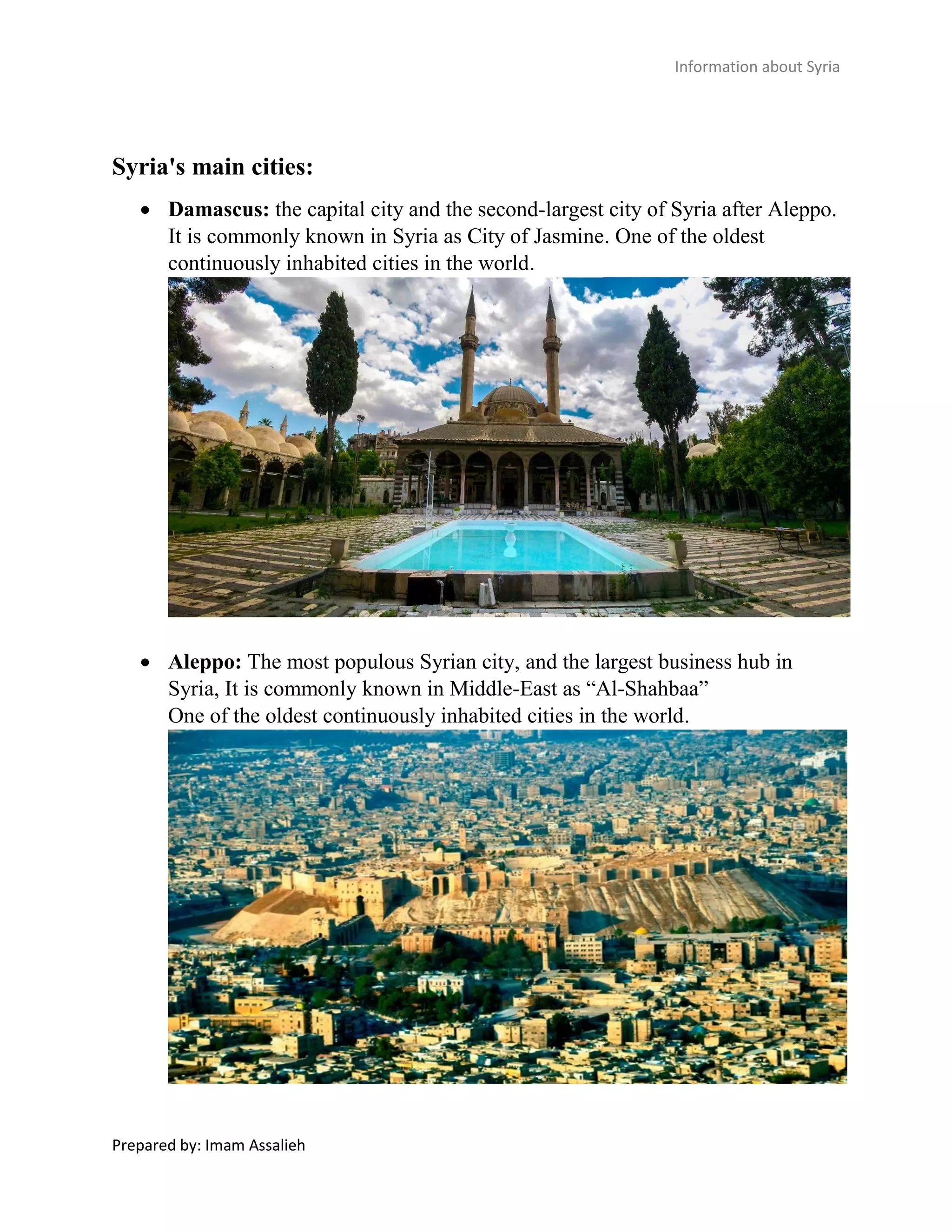 Introduction about syria | PDF