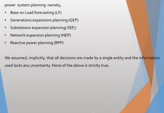 Introduction about Power System Planning in the Presence of ...