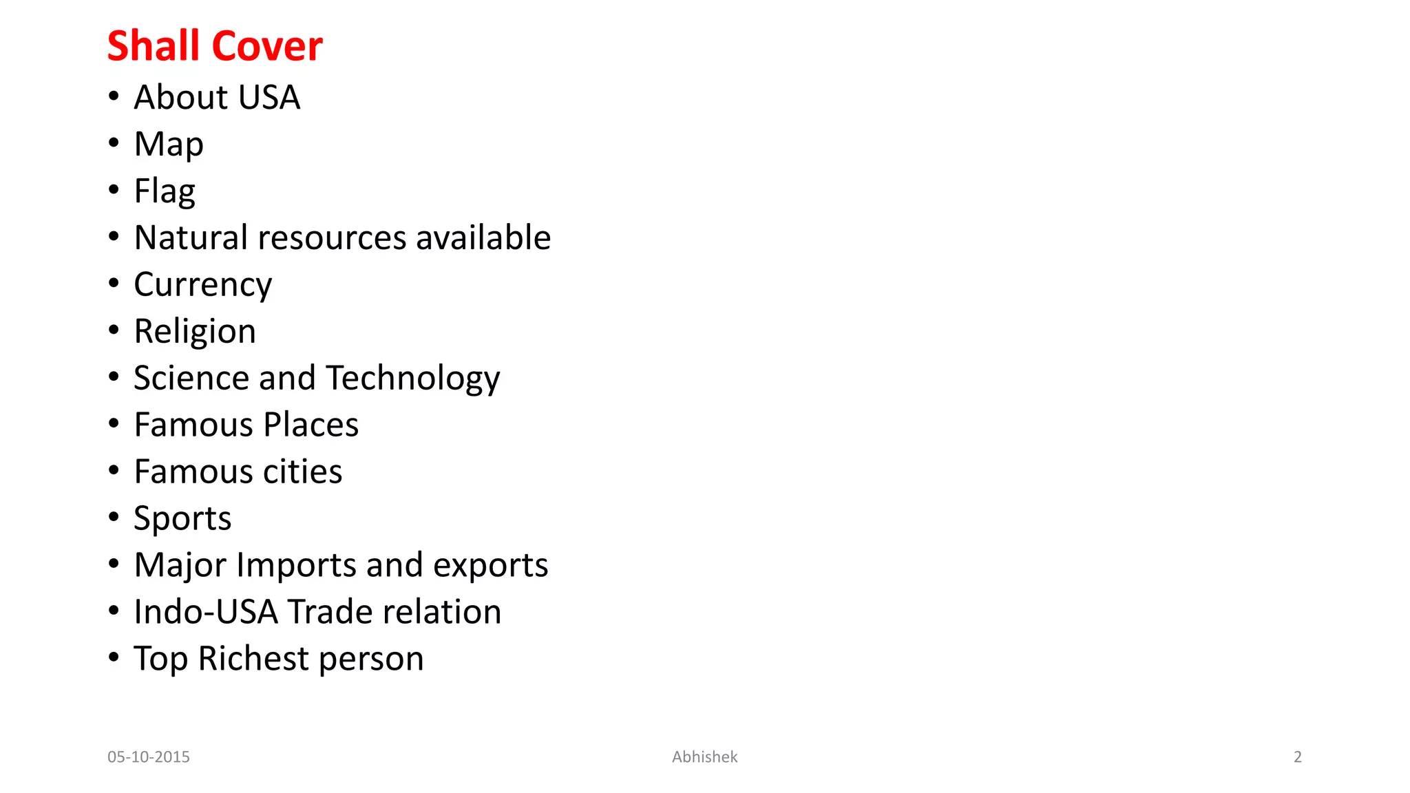 Introduction about usa | PPTX