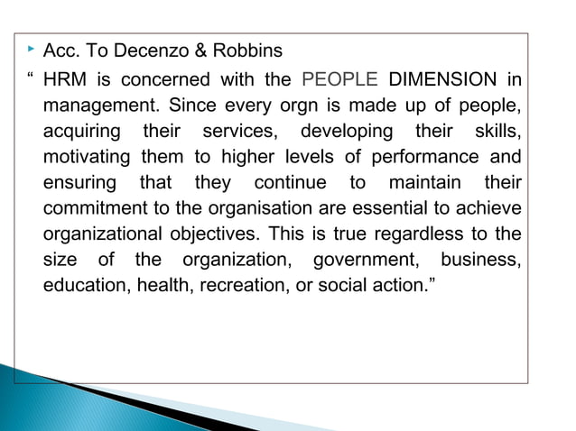 Introduction & a brief history of hrm | PPT | Human Resources | Business