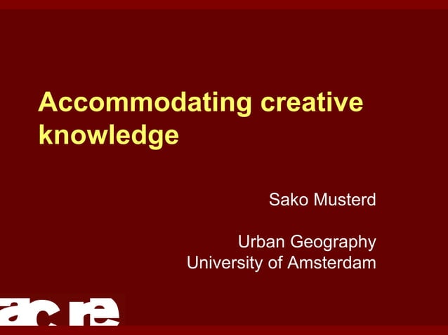 Introduction ACRE | PPT