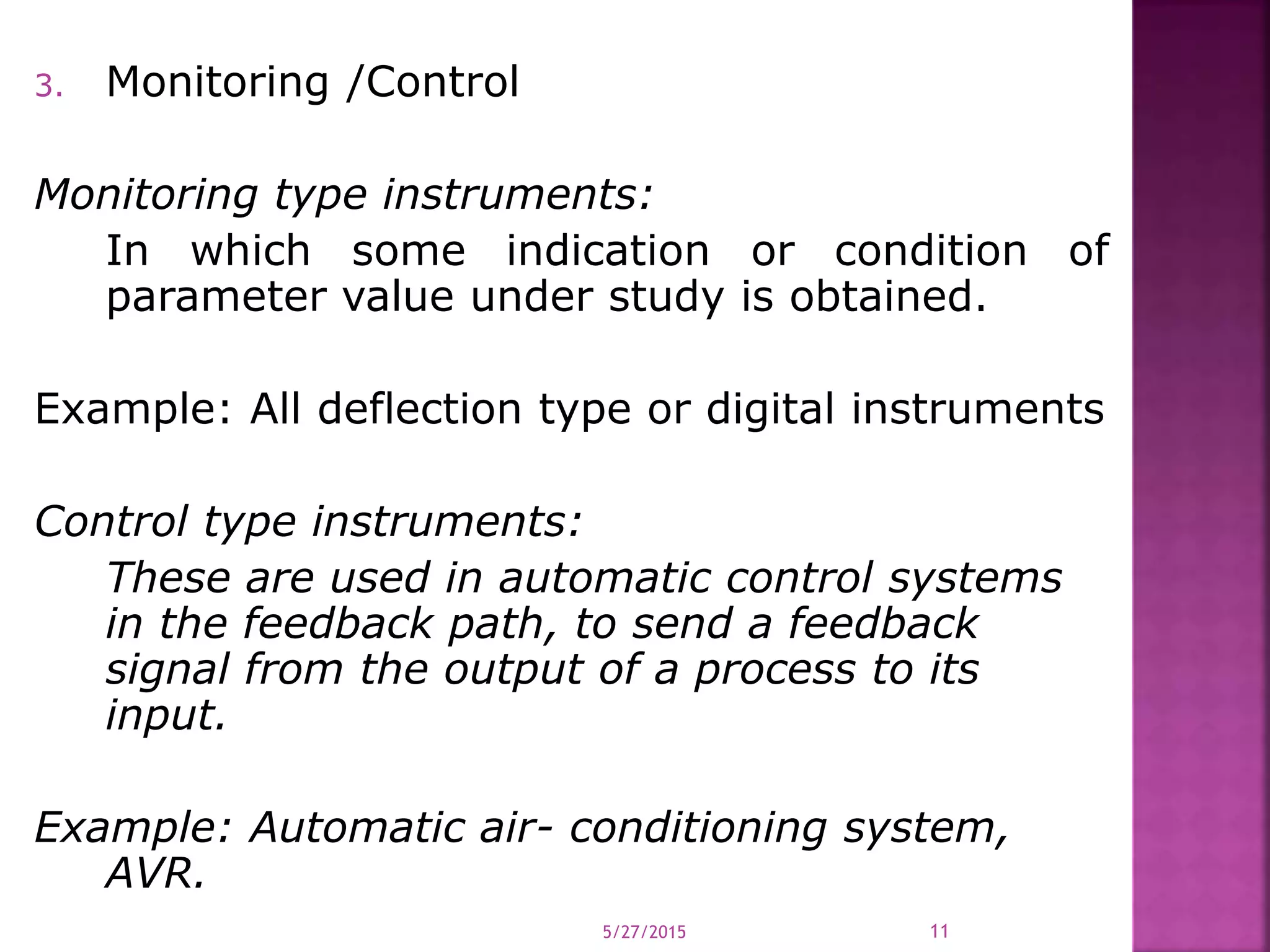 Introduction, advantages of electronic instrumentation, instrument ...