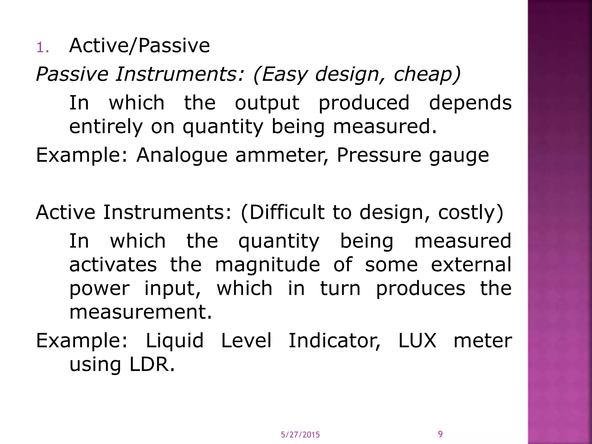 Introduction, advantages of electronic instrumentation, instrument ...