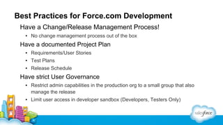 From Sandbox To Production: An Introduction to Salesforce Release Management | PPT